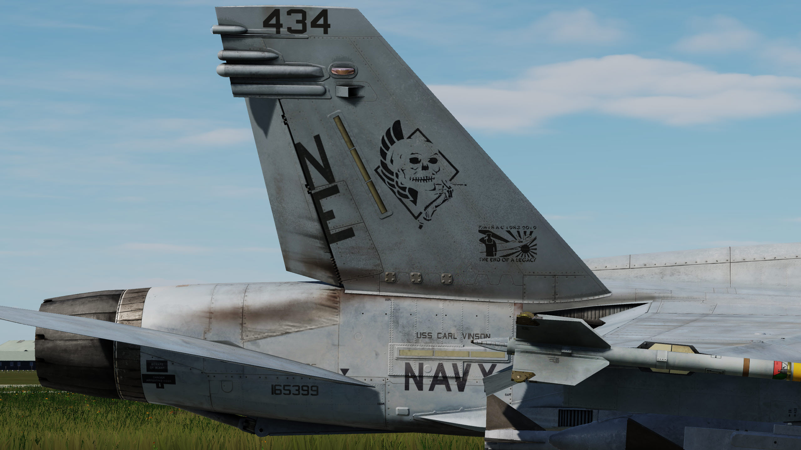 The ‘Legacy’ Hornet VFA-34 the ‘Blue Blasters 2019